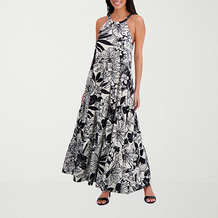 Click here for London Times Womens Sleeveless Floral Maxi Dress... prices