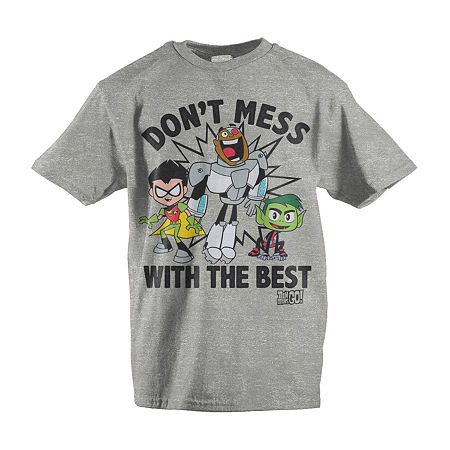 Click here for Teen Titans Little & Big Kid Boys Crew Neck Short... prices