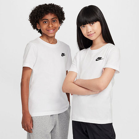Click here for Sportswear Embroidered Logo Graphic T-Shirt - Whit... prices