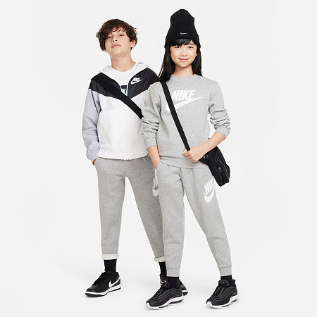 Click here for Nike Big Kids Club Fleece Jogger Pants - Dark Grey... prices
