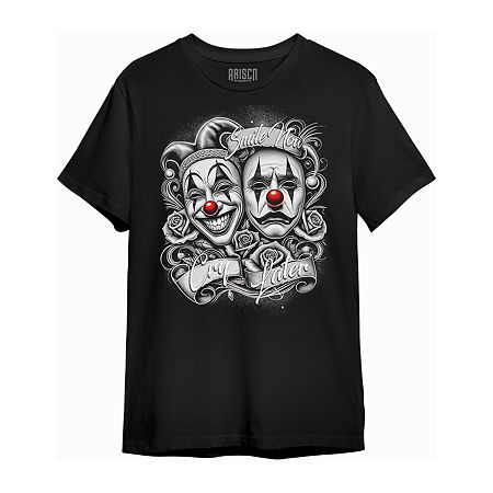 Click here for Mens Short Sleeve Graphic T-Shirt  X-large  Black prices