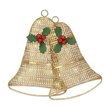 Click here for Cheungs Gold Bells Metal Wall Art  One Size  Yello... prices