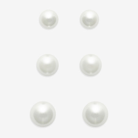 Click here for Mixit Womens White Glass Simulated Pearl Hypoaller... prices