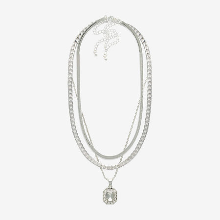 Click here for Bold Elements Silver Tone Womens 19 Inch Strand Ne... prices