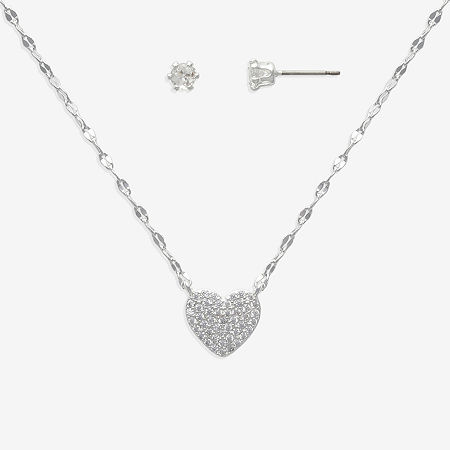 Click here for Mixit Womens Glass Hypoallergenic 2-pc. Jewelry Se... prices