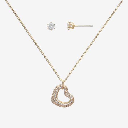 Click here for Mixit Womens Glass Hypoallergenic 2-pc. Jewelry Se... prices