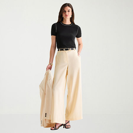 Click here for Worthington Womens Tall Wide Leg High Rise Trouser... prices