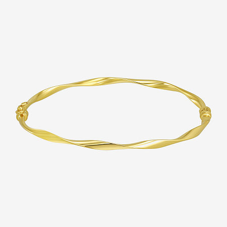 Click here for Gold Addiction Womens 10K Gold Round Bangle Bracel... prices