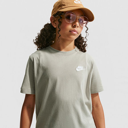 Click here for Sportswear Embroidered Logo Graphic T-Shirt - Spru... prices