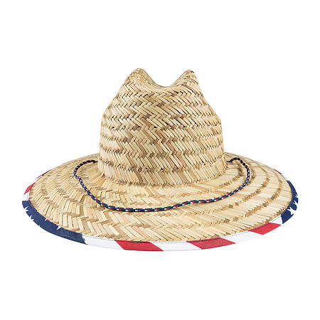 Click here for Totes Lifeguard Americana Straw Mens Safari Hat  O... prices