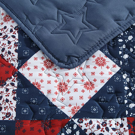 Click here for Wrangler Rodeo Patchwork Reversible Quilt Set prices