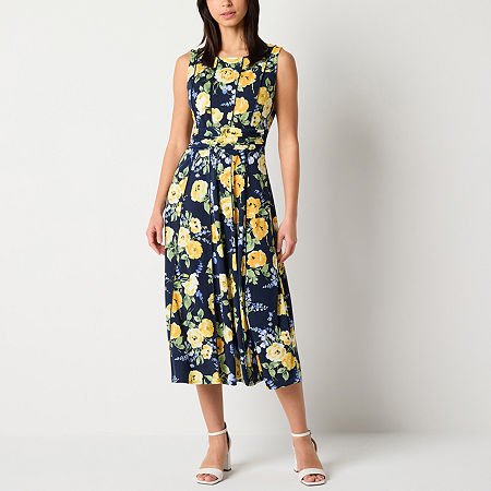 Click here for Perceptions Womens Round Neck Sleeveless Maxi Dres... prices