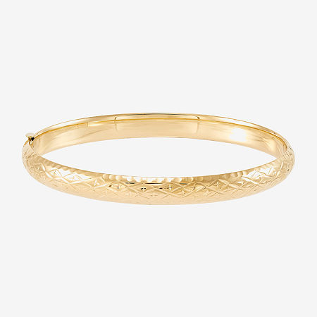 Click here for Womens 14K Gold Bangle Bracelet  One Size  Yellow prices