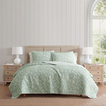 Click here for Martha Stewart French Bird Floral Easy Care Quilt... prices