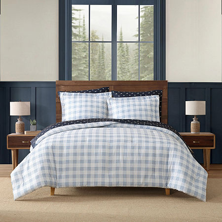 Click here for Eddie Bauer Beach Pine Plaid 5-Pc. Comforter Set... prices