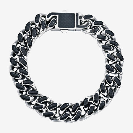 Click here for Mens Stainless Steel 8 1/2 Inch Solid Chain Bracel... prices