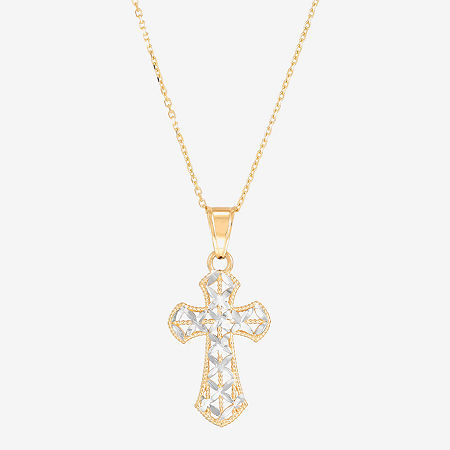 Click here for Limited Quantities! Womens 14K Gold Cross 18 Inch... prices