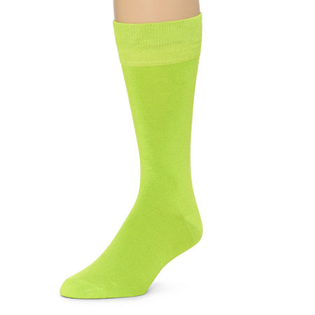Click here for J. Ferrar Dress Mens 1 Pair Crew Socks  10-13  Gre... prices