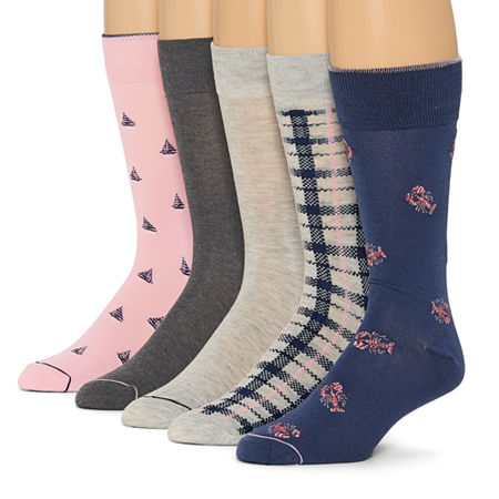 Click here for Stafford Casual Dress Mens 5 Pair Crew Socks  10-1... prices
