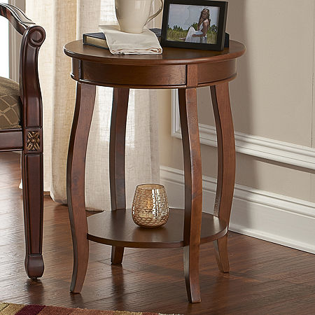 Click here for L. Powell Co. Round Table Chairside Table  One Siz... prices
