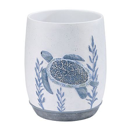 Click here for Avanti Caicos Sea Turtles Resin Wastebasket - Mult... prices