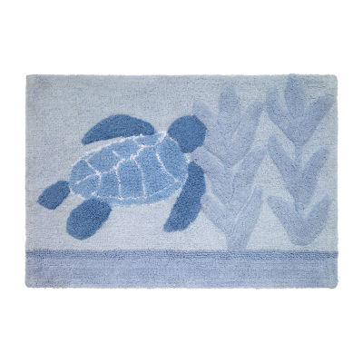 Avanti Caicos Bath Rug, Color: Blue White - JCPenney