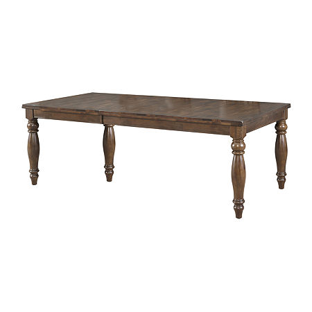 Click here for Kingston Rectangular Dining Table  One Size  Brown prices