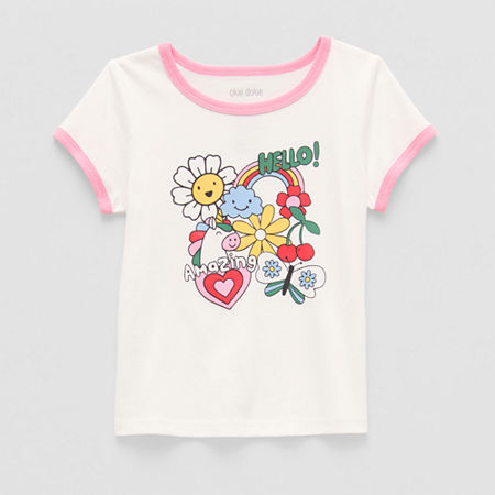 Click here for Okie Dokie Toddler & Little Girls U Neck Short Sle... prices