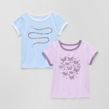 Click here for Okie Dokie Toddler & Little Girls Round Neck Short... prices