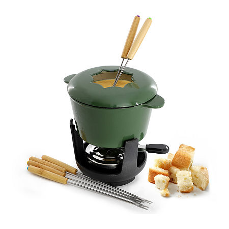 Click here for MegaChef Enameled Cast Iron Fondue Set  One Size... prices