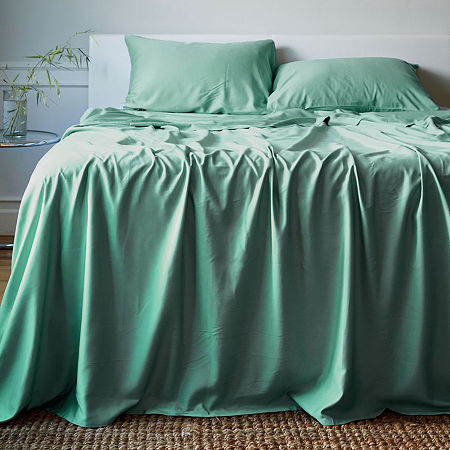 BedVoyage Luxury Rayon from Bamboo 4-Pc. Sheet Set  Queen - Light green