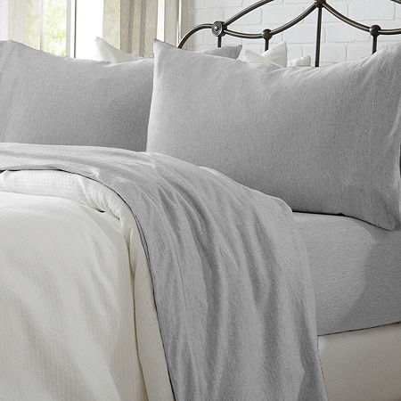 Click here for Linery Heathered Jersey Sheet Set  One Size  Gray prices