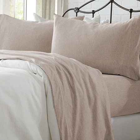 Click here for Linery Heathered Jersey Sheet Set  One Size  White prices