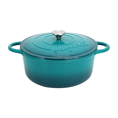 Click here for MegaChef 6.35 Quart Round Enameled Cast Iron Cast... prices