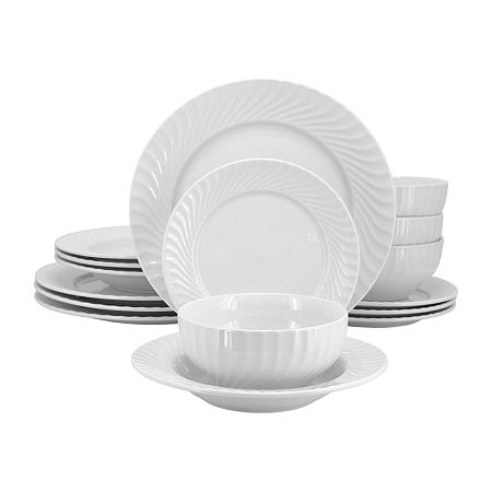 Click here for Elama Julia 16 Piece 16-pc. Porcelain Dinnerware S... prices