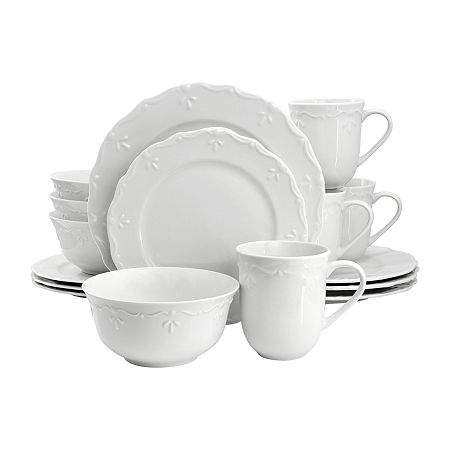 Click here for Elama Henryi 16 Piece 16-pc. Porcelain Dinnerware... prices