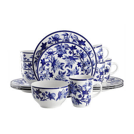 Click here for Elama Cattleya 16 Piece 16-pc. Porcelain Dinnerwar... prices