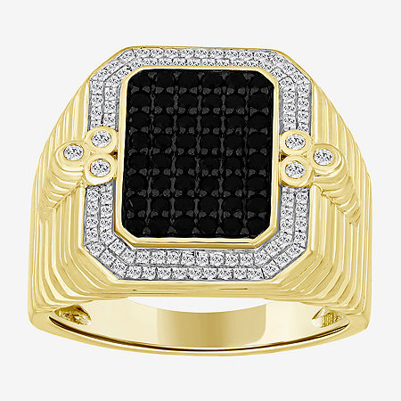 Click here for (Black / I3) Mens 3/4 CT. T.W. Natural Black Diamo... prices