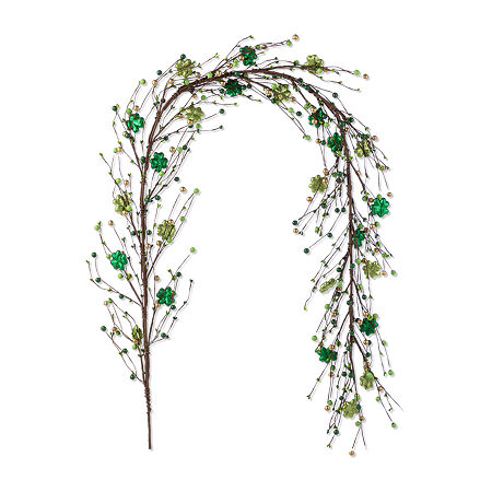 Click here for Glitzhome 72 Shamrock St. Patricks Day Garland  On... prices