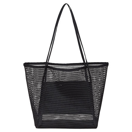 Click here for Mixit Mesh Womens Tote  One Size  Black prices