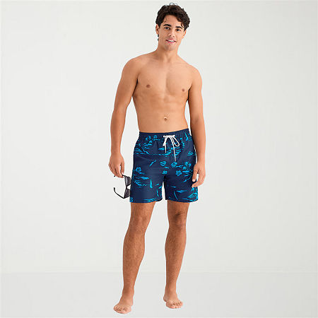 Click here for Burnside Mens Drawstring Waist Swim Shorts  Large... prices