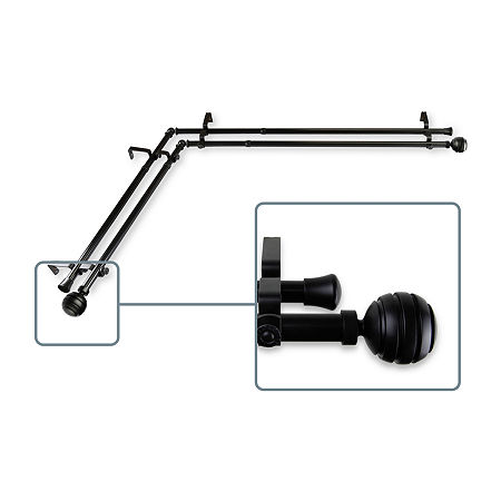 Click here for Rod Desyne Poise Corner Double Curtain Rod  One Si... prices