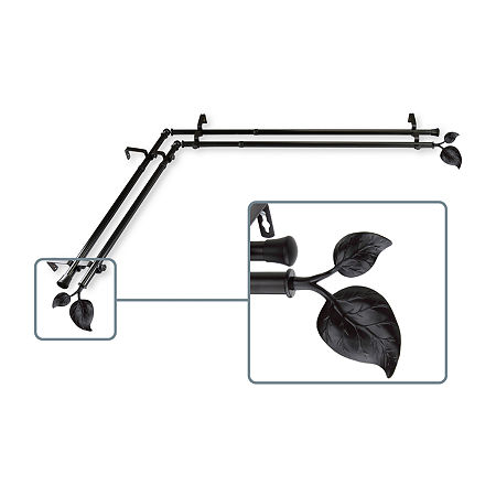 Click here for Rod Desyne Ivy Corner Double Curtain Rod  One Size... prices