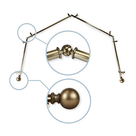 Click here for Rod Desyne Jordana 4 Sided Bay Window Rod  One Siz... prices