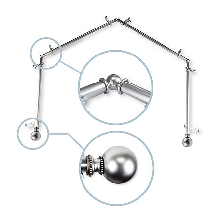 Click here for Rod Desyne Jordana 4 Sided Bay Window Rod  One Siz... prices