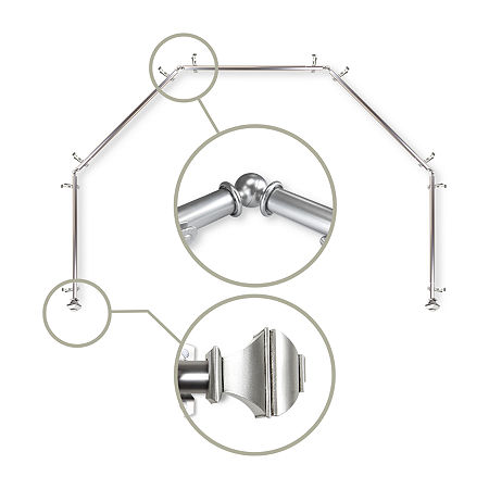 Click here for Rod Desyne Marion 5 Sided Bay Window Rod  One Size... prices