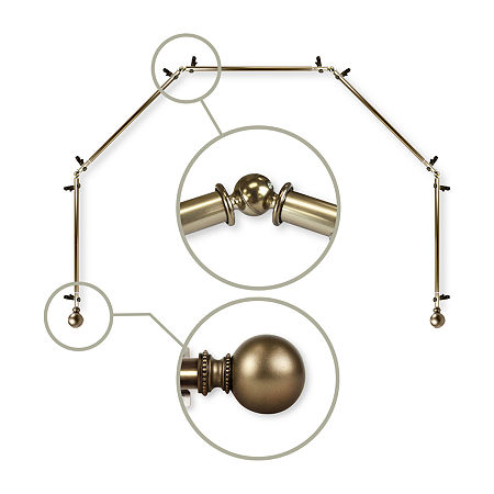 Click here for Rod Desyne Jordana 5 Sided Bay Window Rod  One Siz... prices