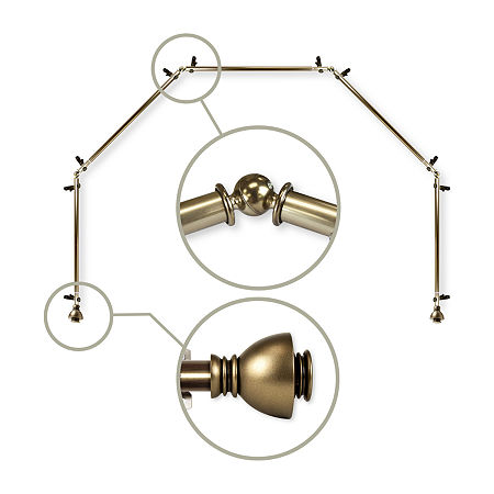 Click here for Rod Desyne Alma 5 Sided Bay Window Rod  One Size... prices