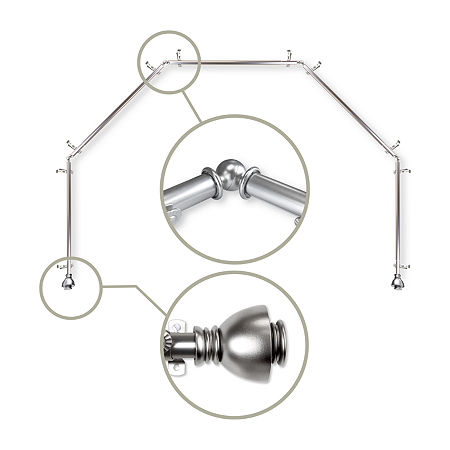 Click here for Rod Desyne Alma 5 Sided Bay Window Rod  One Size... prices
