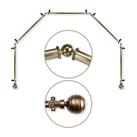 Click here for Rod Desyne Poise 5 Sided Bay Window Rod  One Size... prices